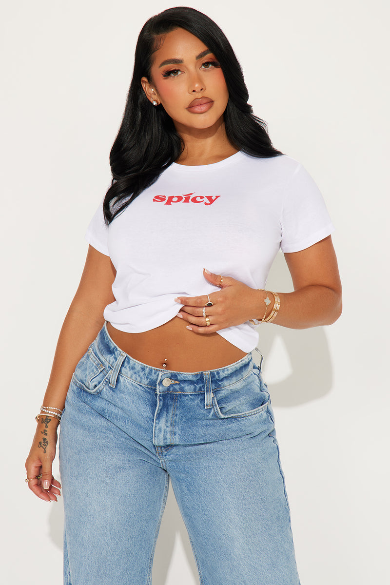 Spicy Mami Graphic Tee - White | Fashion Nova, Screens Tops and Bottoms | Fashion Nova