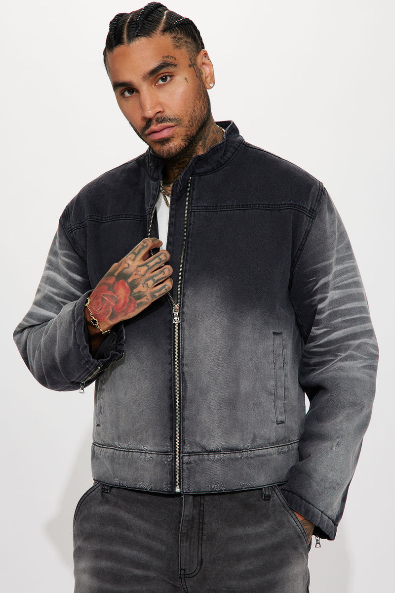 Good Kush Vintage Denim Jacket - Black Wash | Fashion Nova, Mens ...