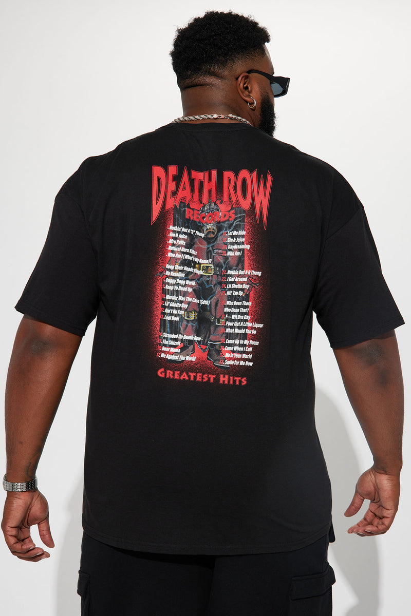 Death Row Records Hits Short Sleeve Tee - Black | Fashion Nova, Mens ...