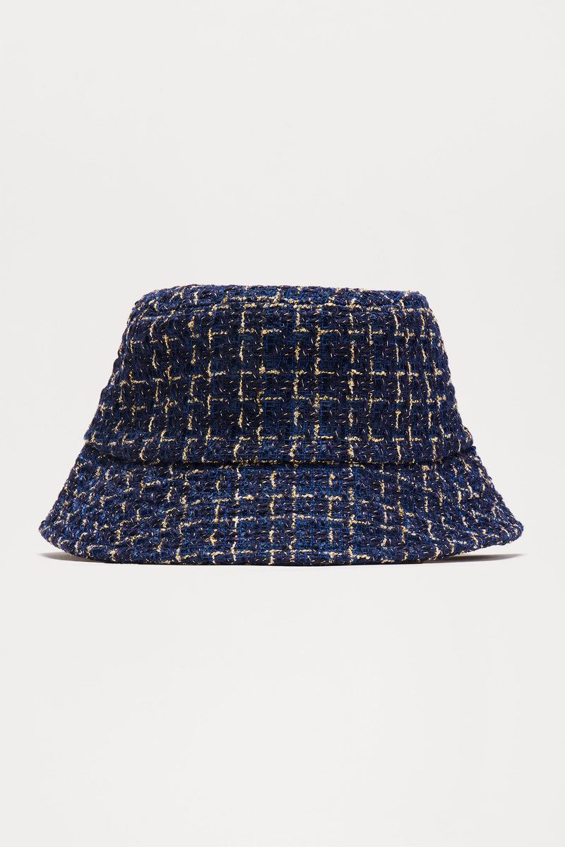 Carillo Boucle Bucket Hat - Navy | Fashion Nova, Mens Accessories ...