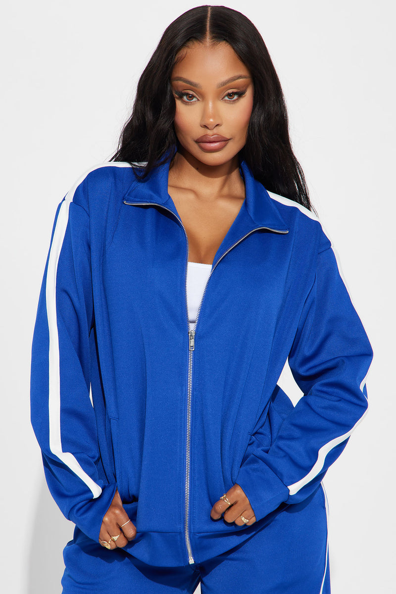 Lucca Oversized Track Pant Set - Blue | Fashion Nova, Matching Sets ...