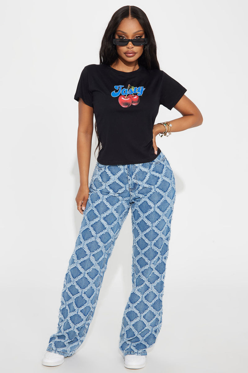 Tasty Cherry Fitted Tee - Black | Fashion Nova, Screens Tops and ...