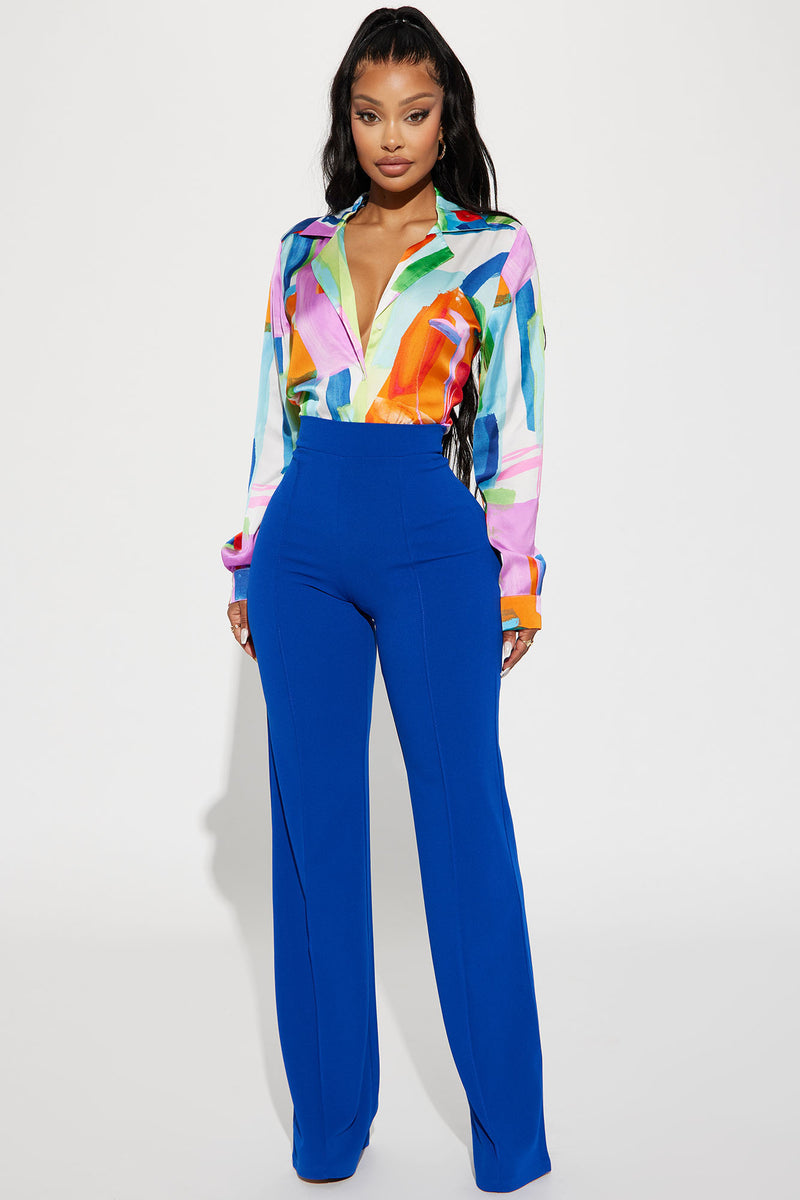 Tall Victoria High Waisted Dress Pants - Royal | Fashion Nova, Pants ...