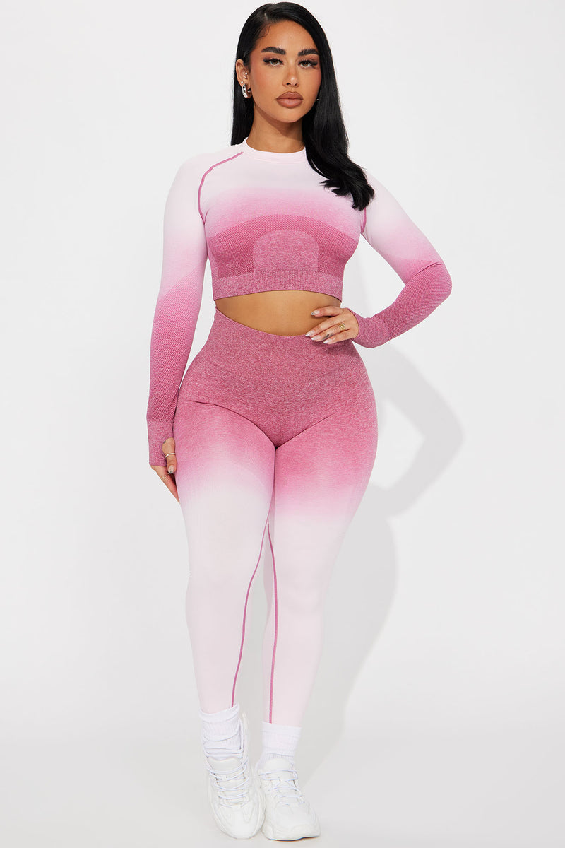 My Way Ombre Active Set - Pink | Fashion Nova, Nova Sport Sets ...