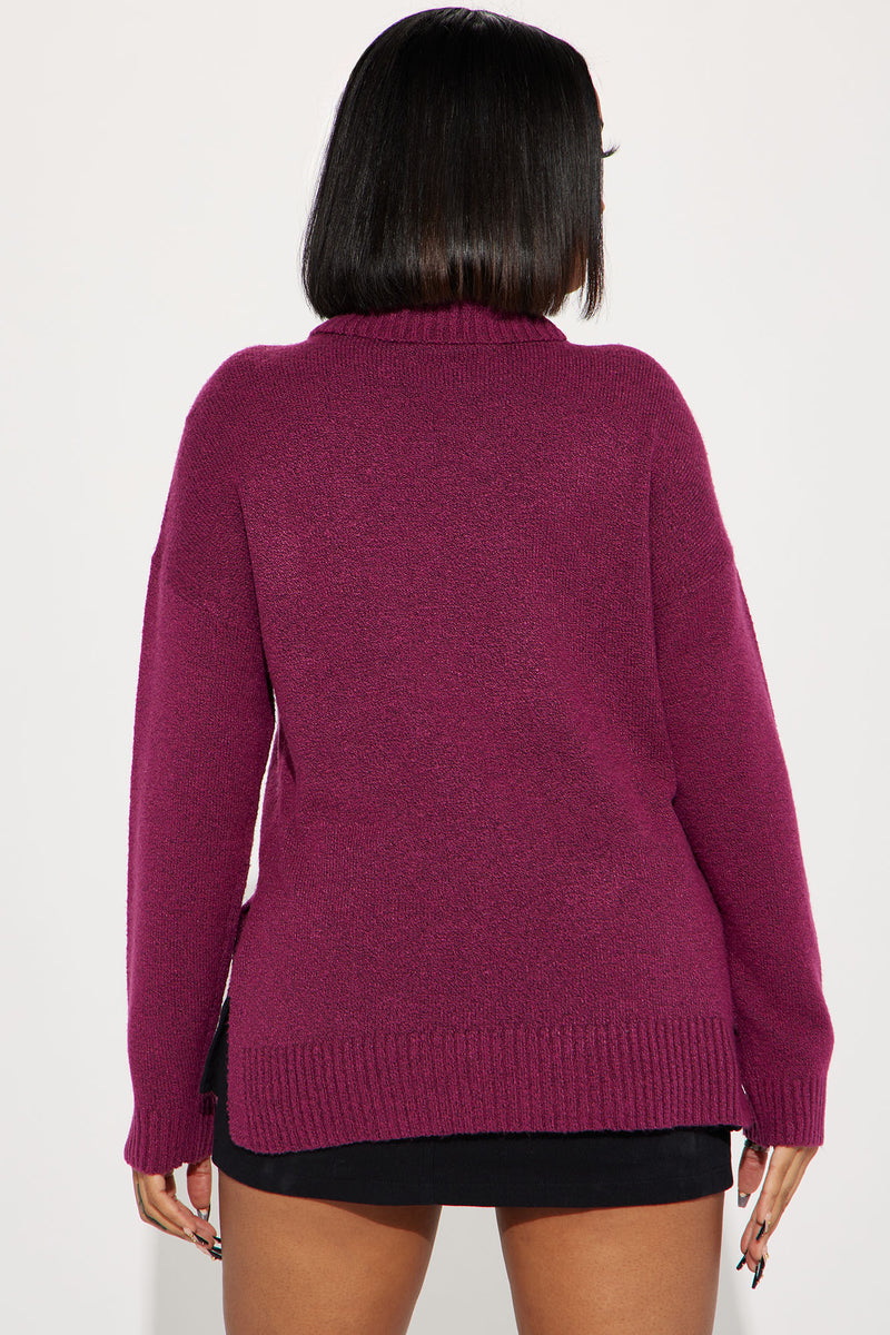 Della Turtleneck Sweater - Raspberry | Fashion Nova, Sweaters | Fashion ...