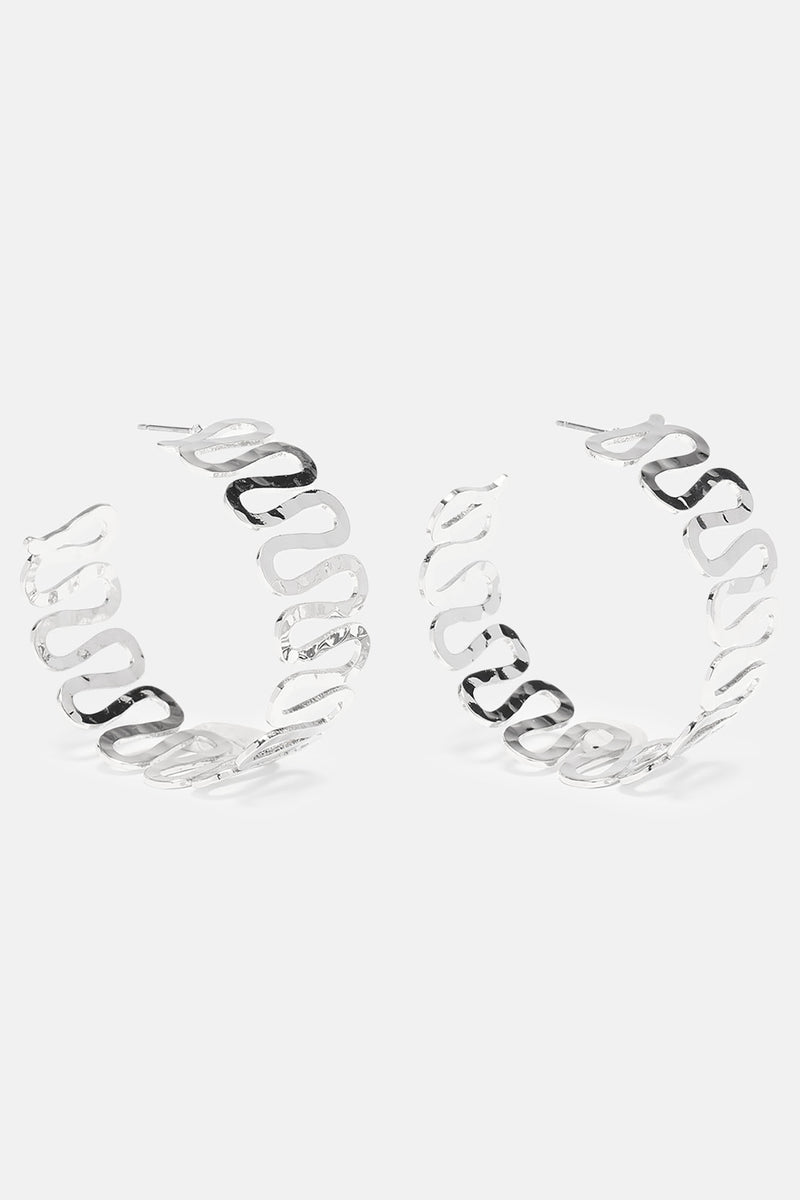 Twirly Girl Earrings - Silver | Fashion Nova, Jewelry | Fashion Nova