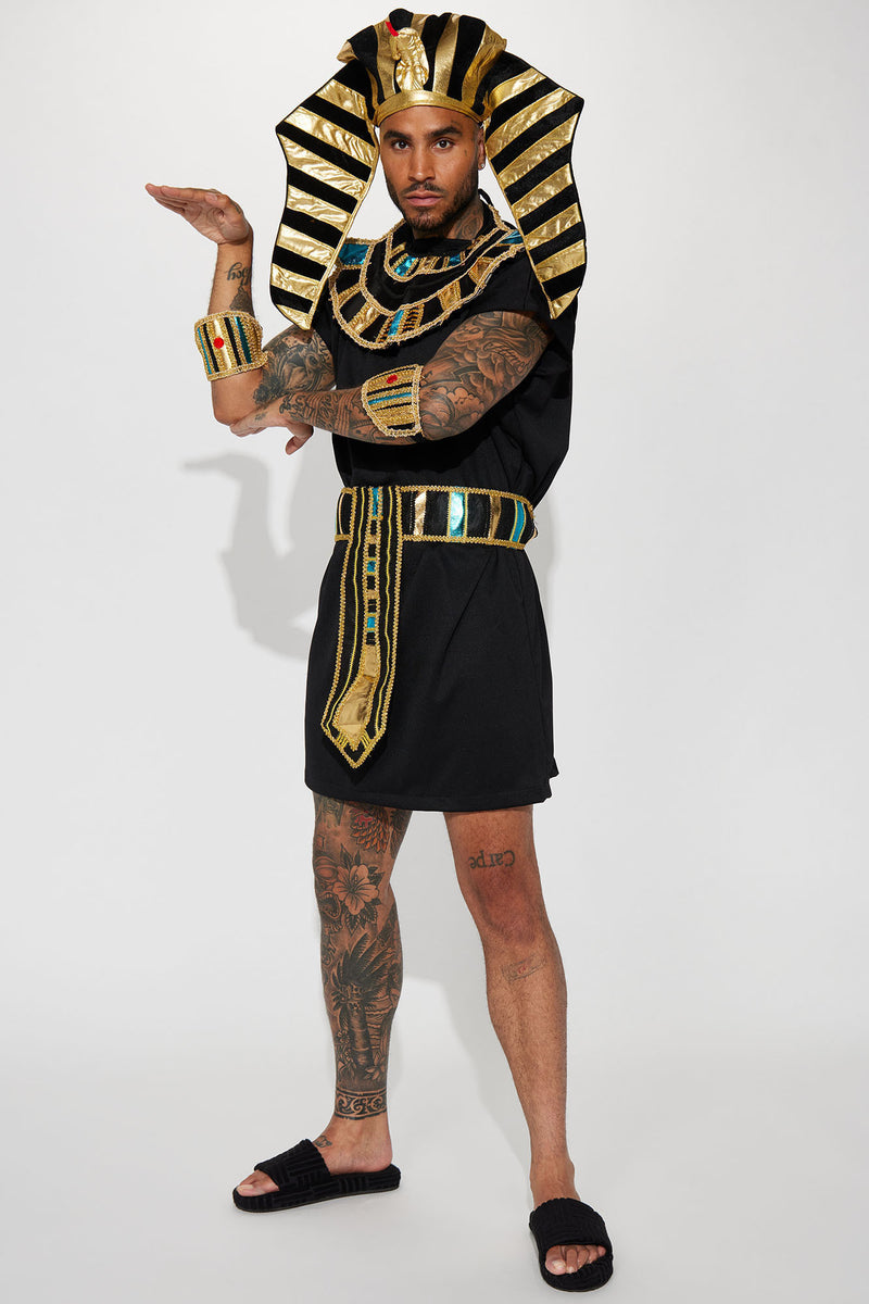 King Tut 4 Piece Costume Set - Black/Gold | Fashion Nova, Mens Costumes ...
