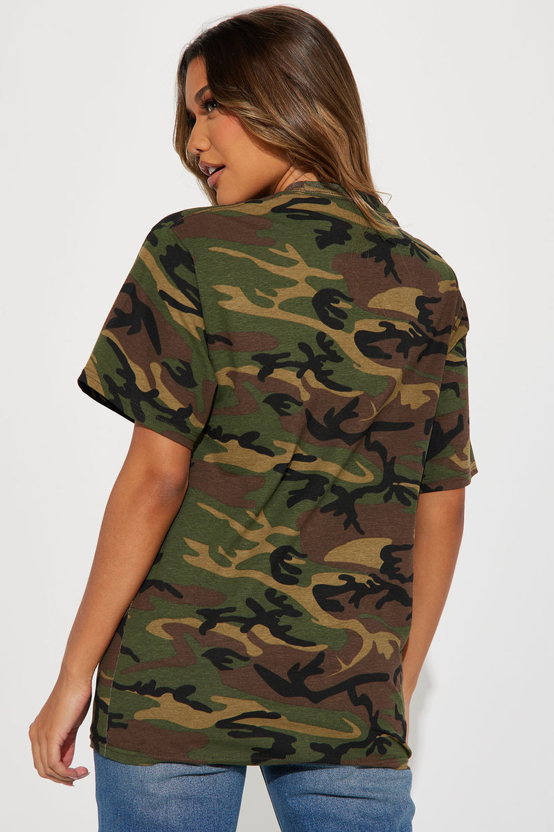 Young Hearts Camo Tshirt - Camouflage | Fashion Nova, Screens Tops and ...