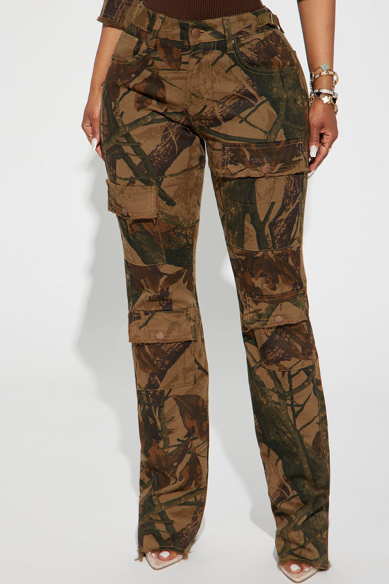 In The Wild Camo Stretch Cargo Jeans - Camouflage | Fashion Nova, Jeans ...