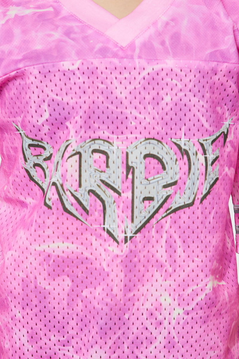 Mini Hardcore Barbie Front/Back Tee - Pink | Fashion Nova, Kids Tops ...