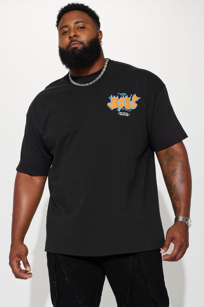 AYO NYC Short Sleeve Tee - Black | Fashion Nova, Mens Graphic Tees ...