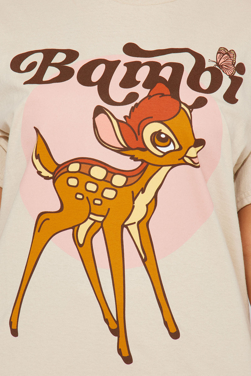 Vintage Bambi Graphic Tshirt - Sand | Fashion Nova, Screens Tops and ...
