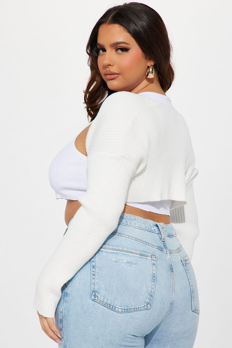 Robyn Bolero Sweater - Ivory | Fashion Nova, Sweaters | Fashion Nova