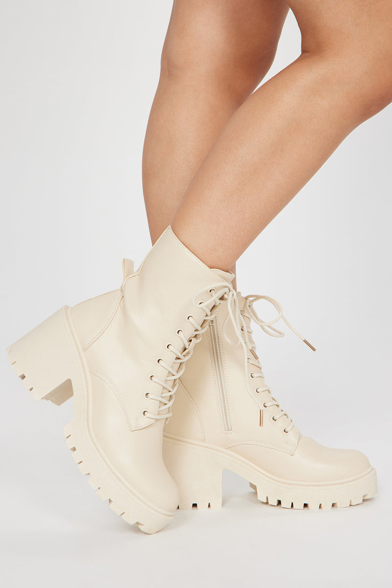 Heeled Combat Boots