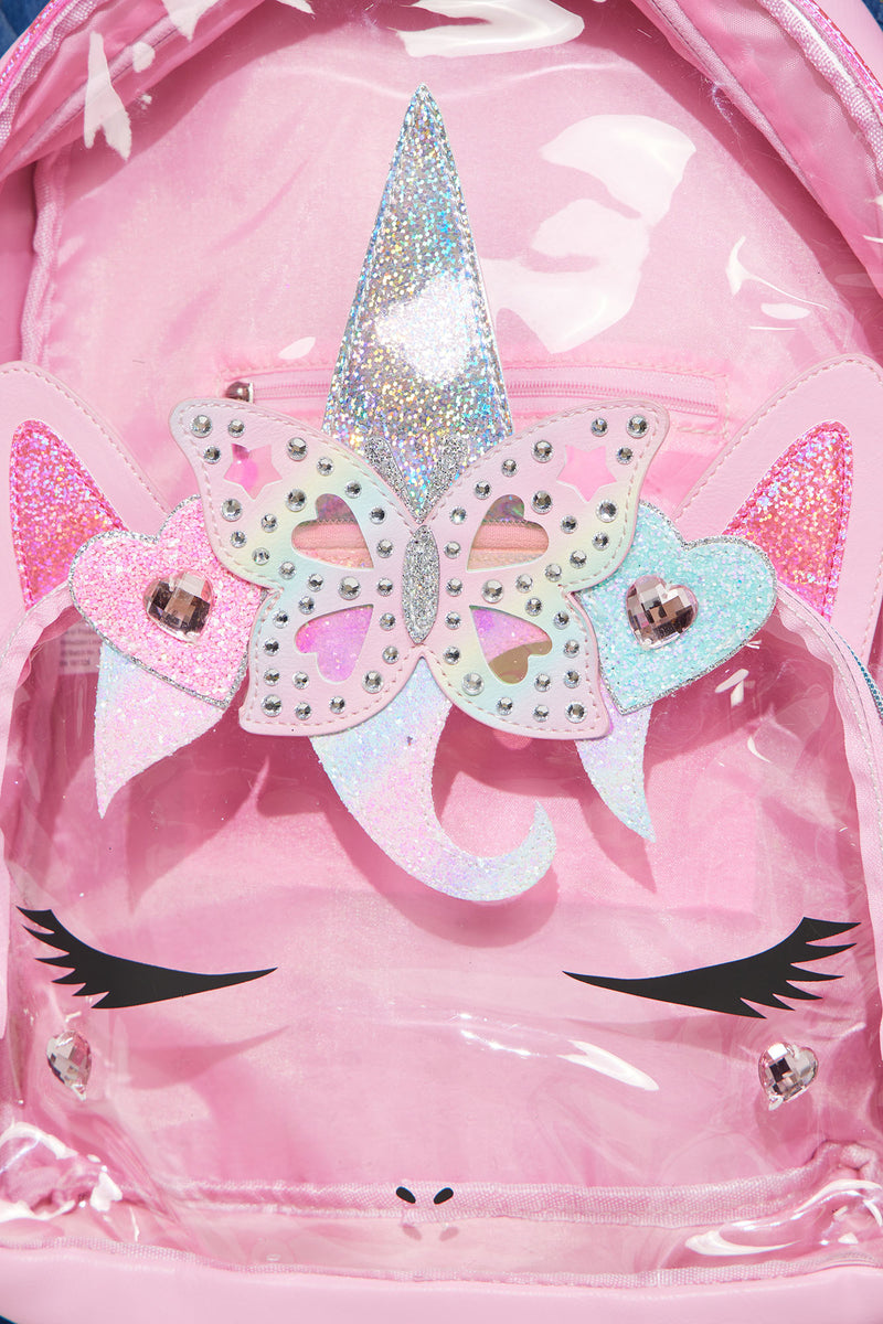 Mini Butterfly Babe Clear Large Backpack - Pink | Fashion Nova, Kids ...