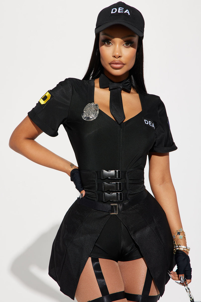 Sexy DEA Agent 6 Piece Costume Set - Black | Fashion Nova, Costumes ...