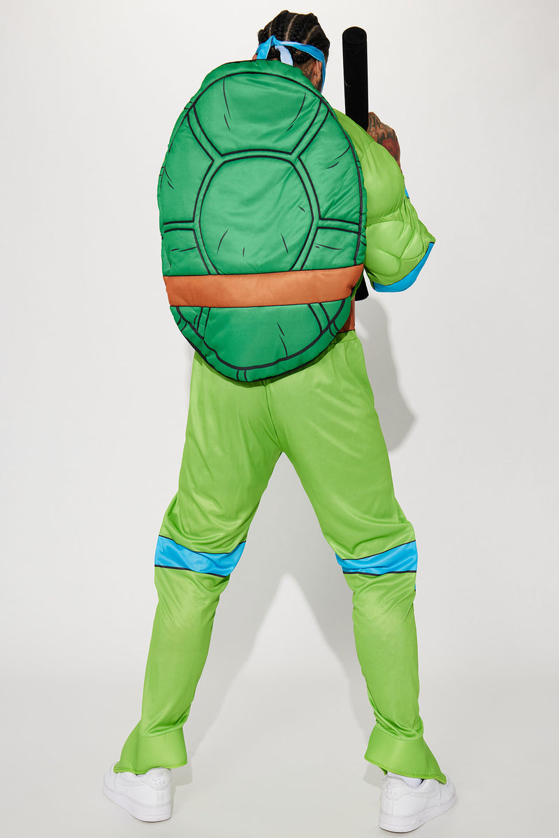 TMNT Leonardo 4 Piece Costume Set - Green/combo | Fashion Nova, Mens ...