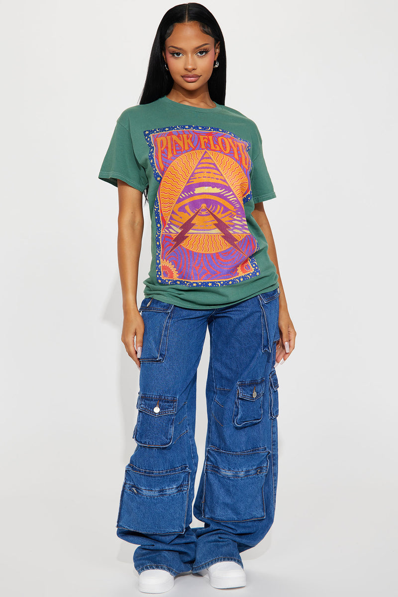 Pink Floyd Retro Eye Top - Teal | Fashion Nova, Screens Tops and ...