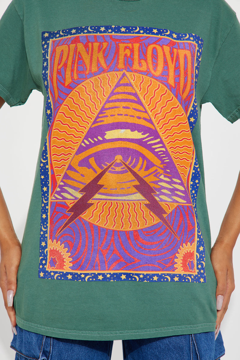 Pink Floyd Retro Eye Top - Teal | Fashion Nova, Screens Tops and ...