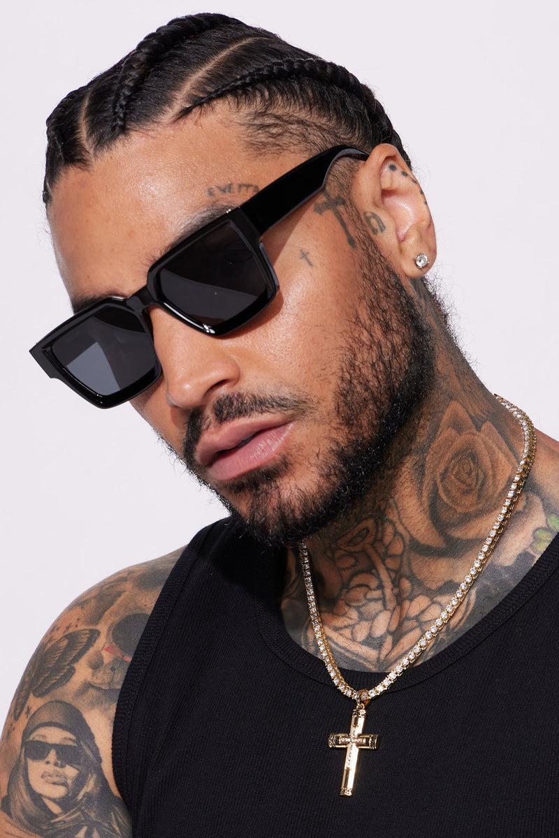 Rush Hour Sunglasses - Black/Smoke | Fashion Nova, Mens Sunglasses ...