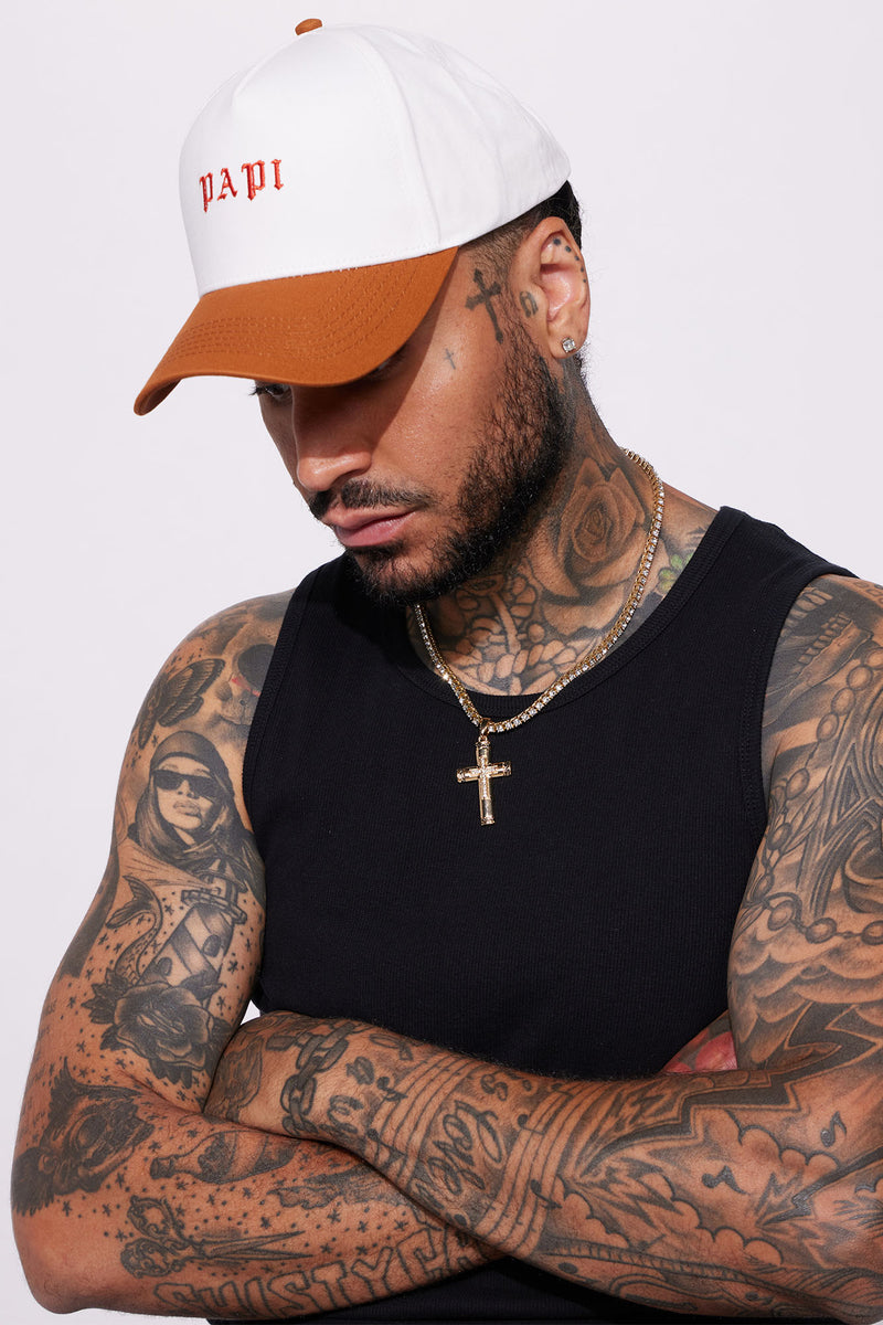Papi Snapback Hat - White/combo | Fashion Nova, Mens Accessories ...