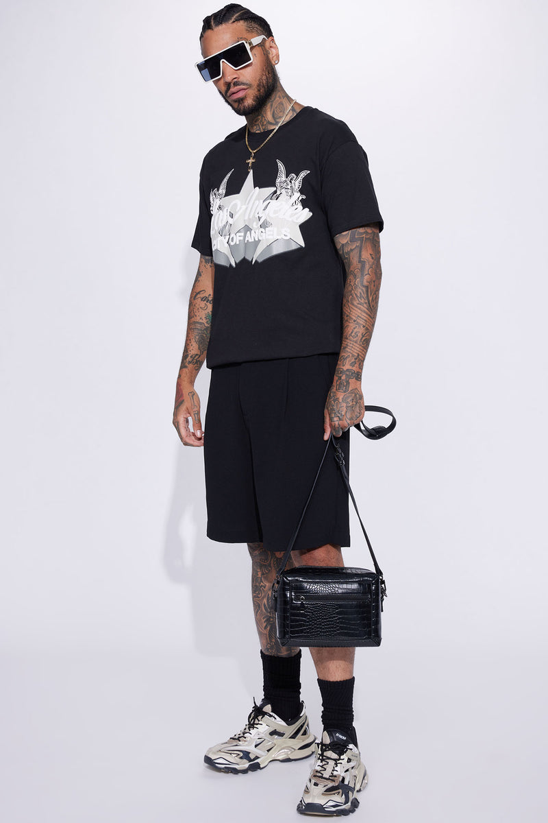 Guardian Angeles Short Sleeve Tee - Black | Fashion Nova, Mens Graphic ...