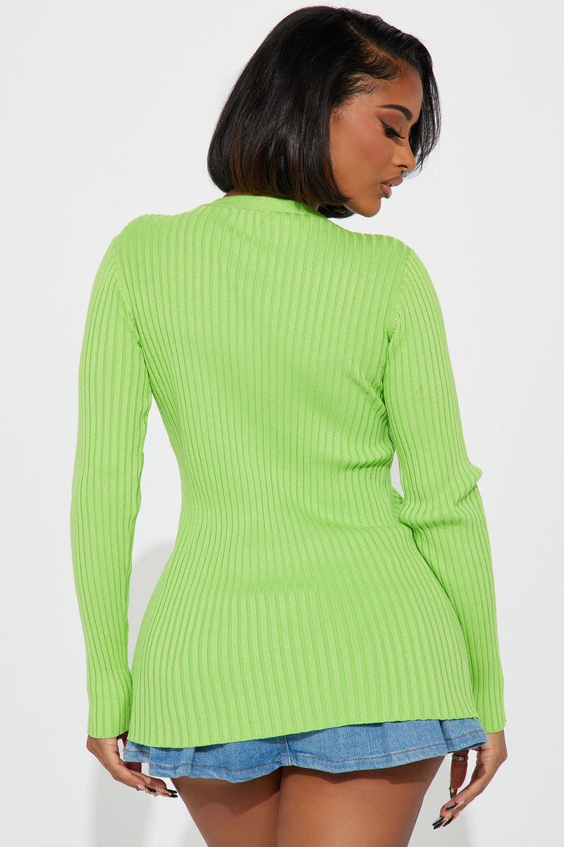 Haylie Cardigan - Lime | Fashion Nova, Sweaters | Fashion Nova
