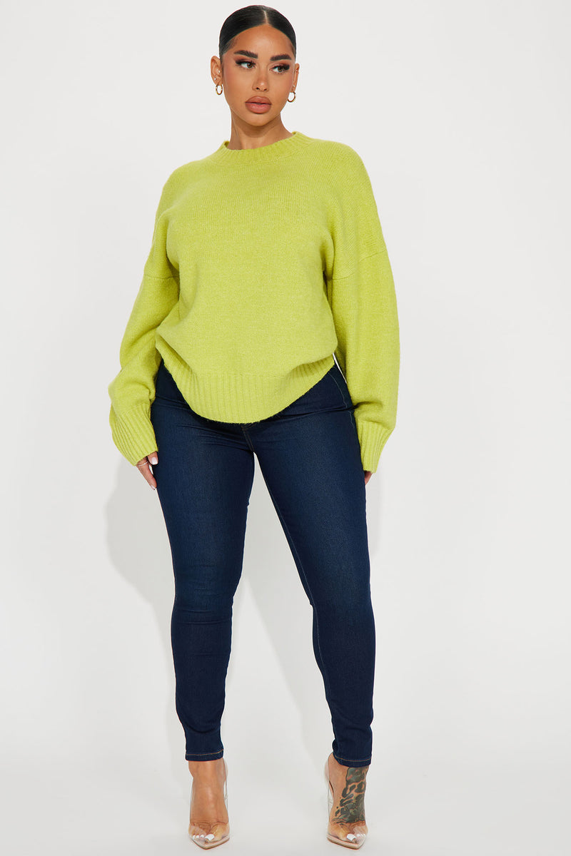 Laylin Sweater - Lime | Fashion Nova, Sweaters | Fashion Nova