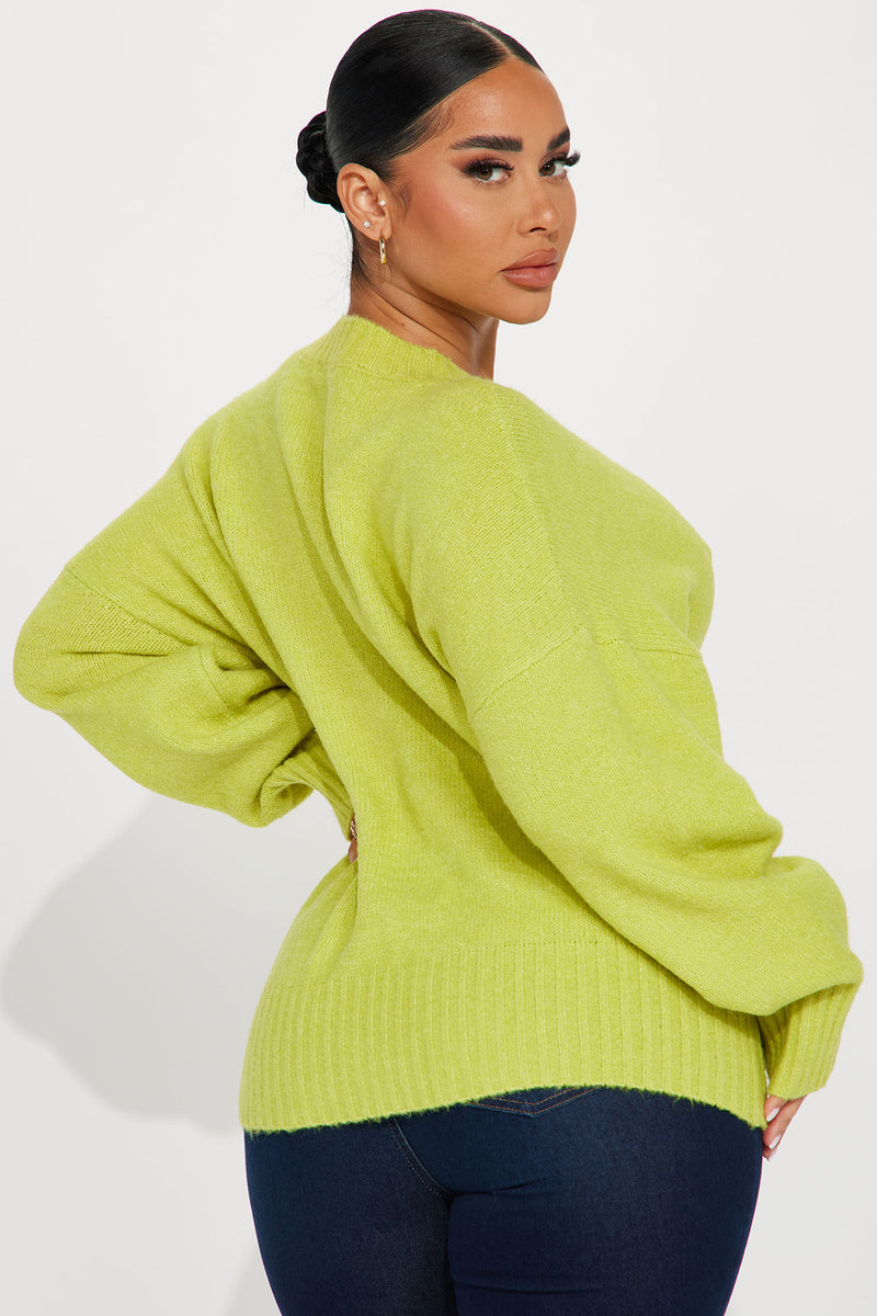 Laylin Sweater - Lime | Fashion Nova, Sweaters | Fashion Nova