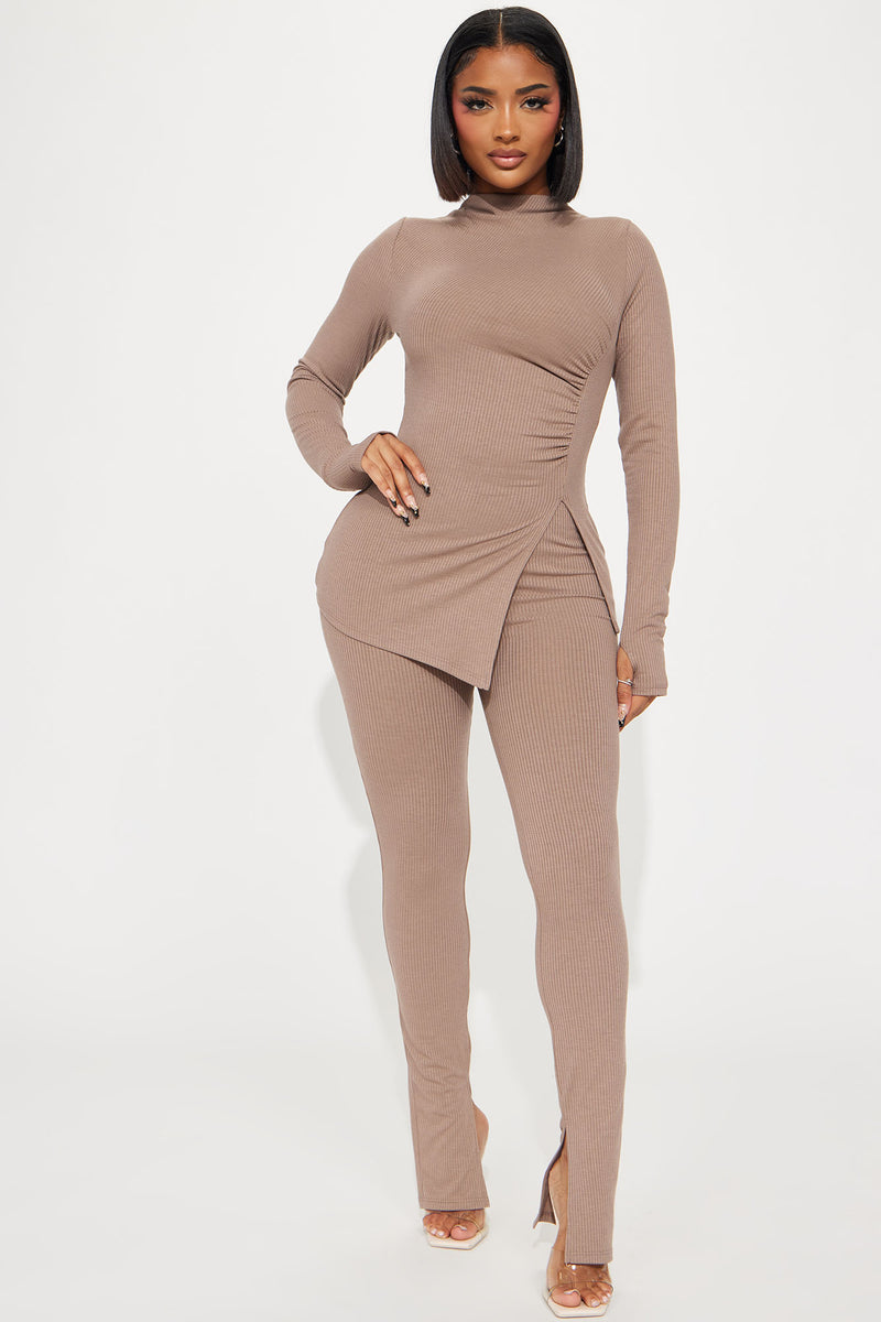 Miranda Legging Set - Mocha | Fashion Nova, Matching Sets | Fashion Nova
