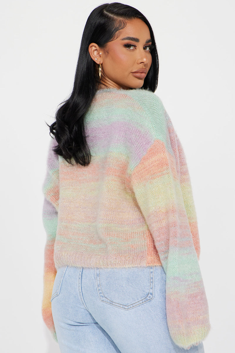 Sabriya Spacedye Cropped Cardigan - Multi Color | Fashion Nova ...