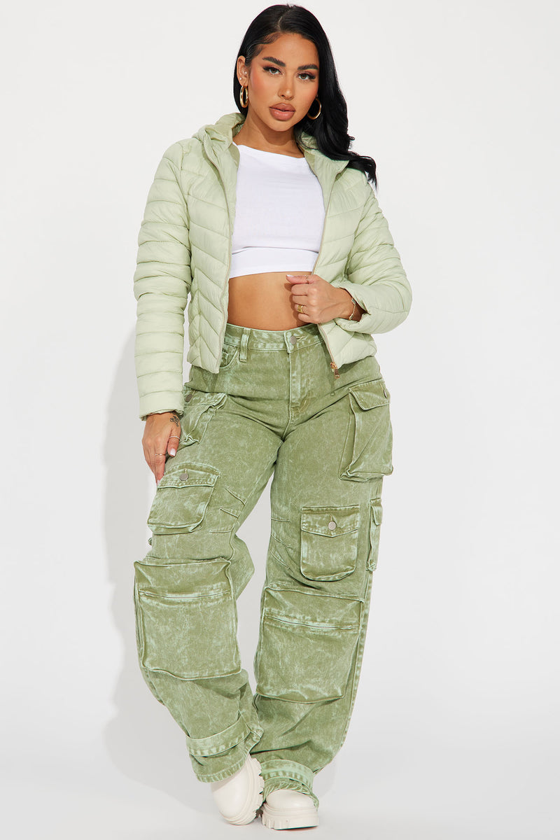 Cold Times Puffer Jacket - Chartreuse | Fashion Nova, Jackets & Coats ...