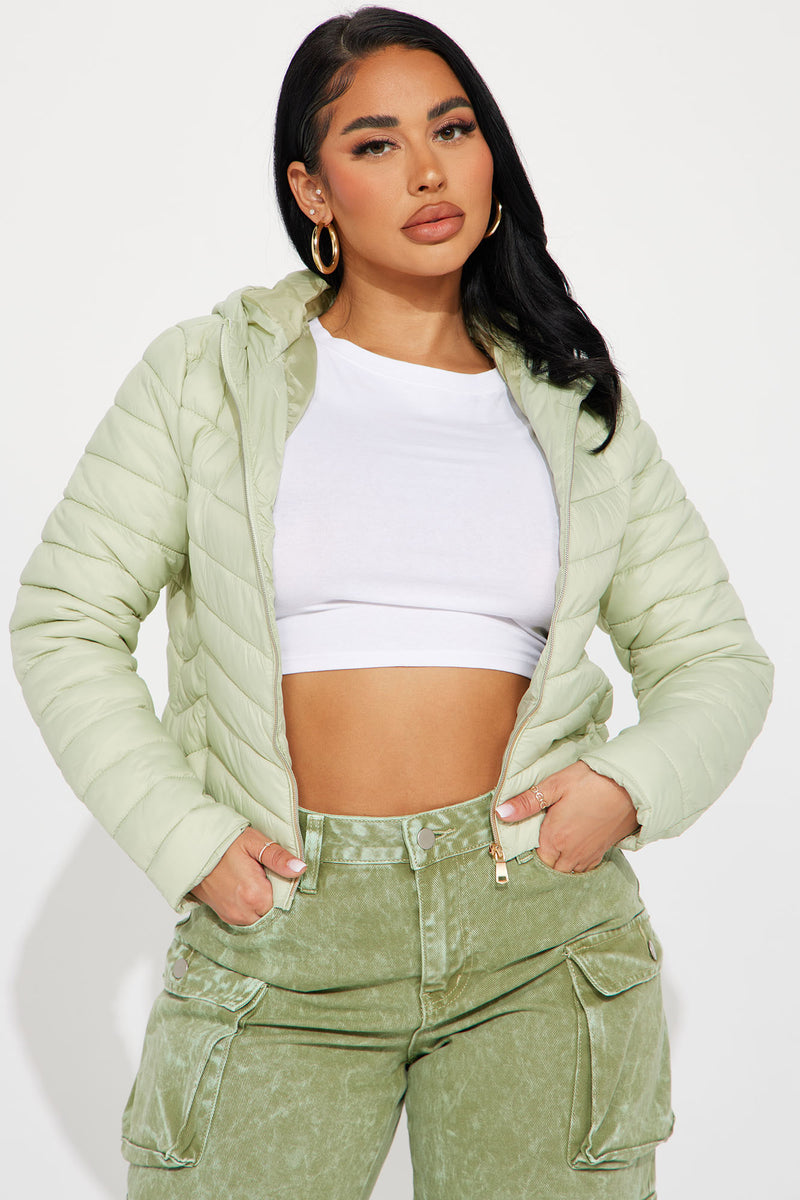 Cold Times Puffer Jacket - Chartreuse | Fashion Nova, Jackets & Coats ...