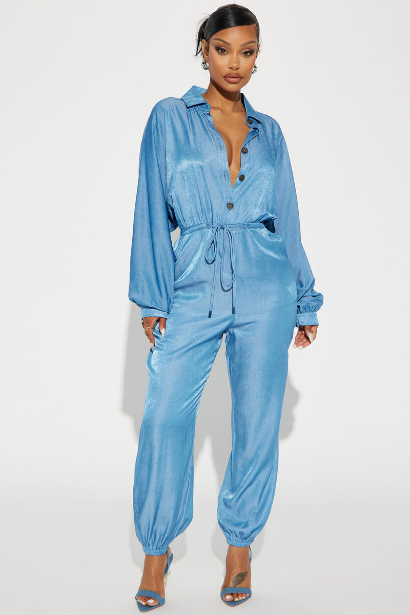 See You There Jumpsuit - Blue | Fashion Nova, Jumpsuits | Fashion Nova