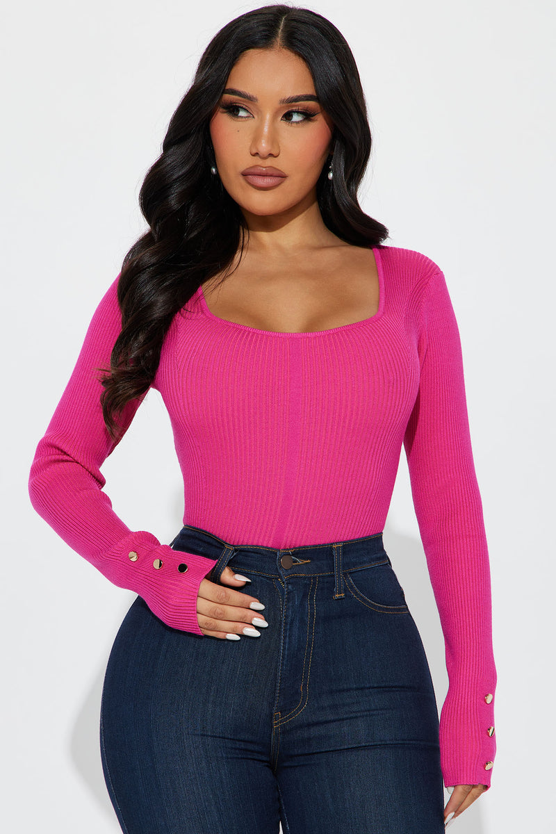 Myley Sweater - Fuchsia | Fashion Nova, Sweaters | Fashion Nova