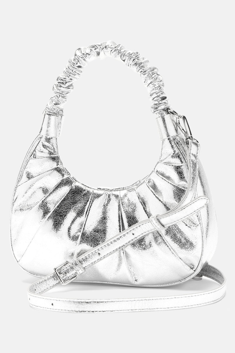 2000s Babe Shoulder Bag Silver Fashion Nova Handbags Fashion Nova