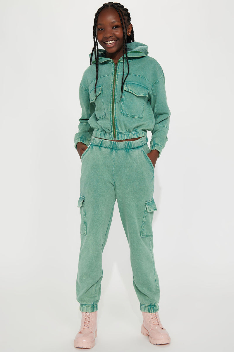 Mini Fiona Fleece Lounge Jacket - Green | Fashion Nova, Kids Jackets ...