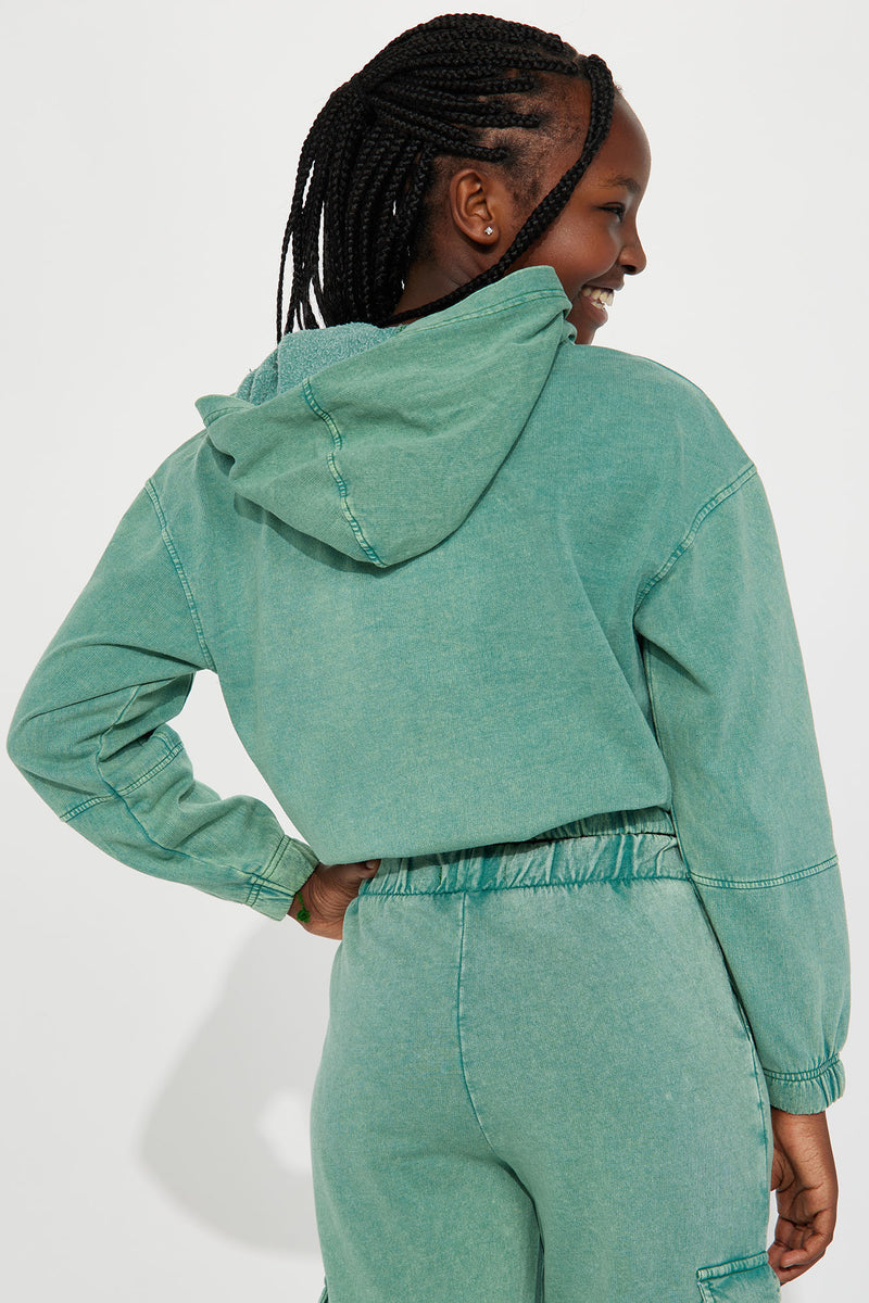 Mini Fiona Fleece Lounge Jacket - Green | Fashion Nova, Kids Jackets ...