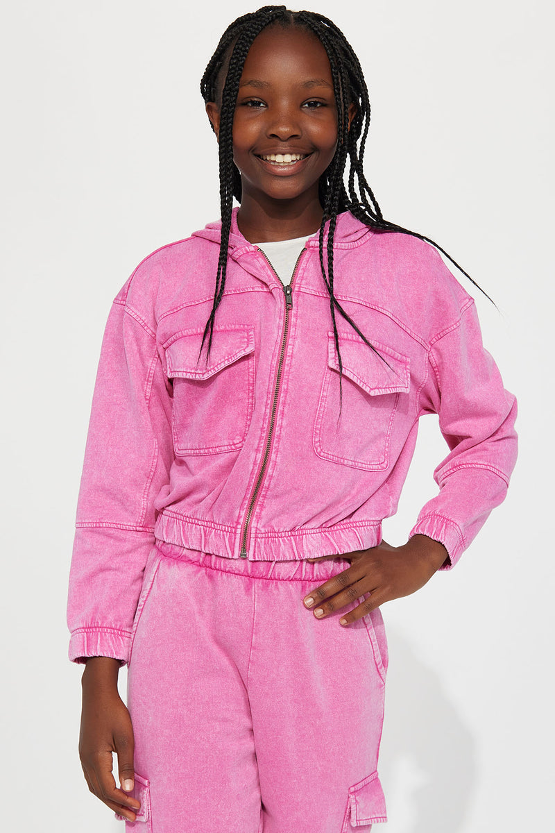 Mini Fiona Fleece Lounge Jacket - Fuchsia | Fashion Nova, Kids Jackets ...