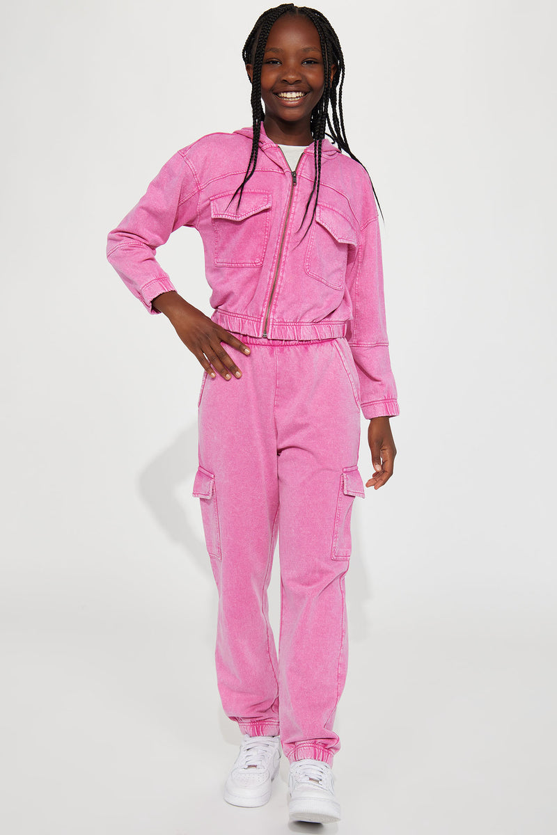 Mini Fiona Fleece Jogger - Fuchsia | Fashion Nova, Kids Pants & Jeans ...