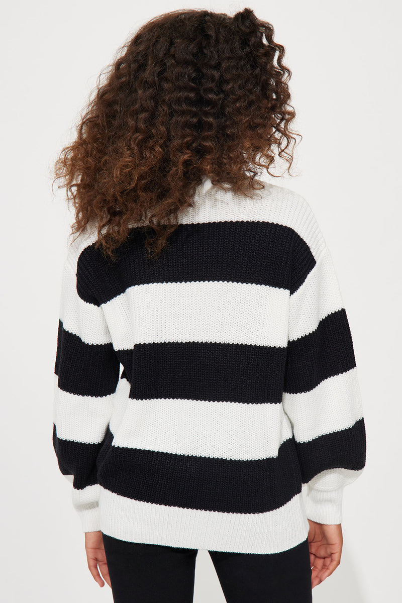 Mini Autumn Dreams Striped Sweater - Black/White | Fashion Nova, Kids ...