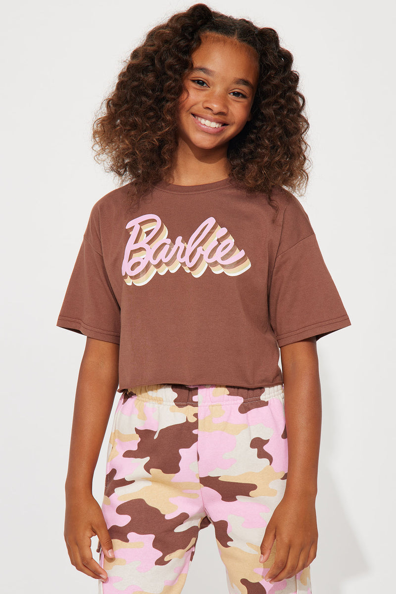 Mini Barbie Soldier Jogger Set - Brown | Fashion Nova, Kids Sets ...