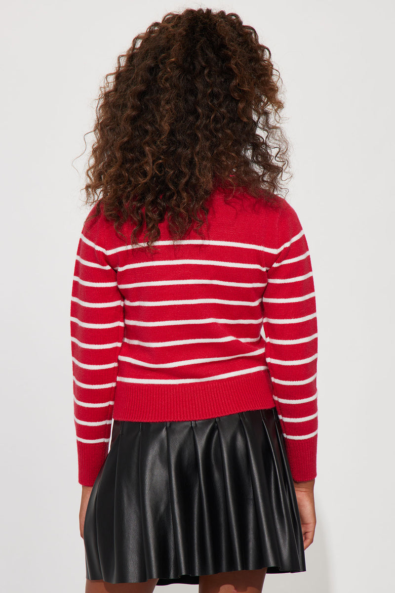 Mini Ma Cherie Striped Sweater - Red | Fashion Nova, Kids Sweaters ...