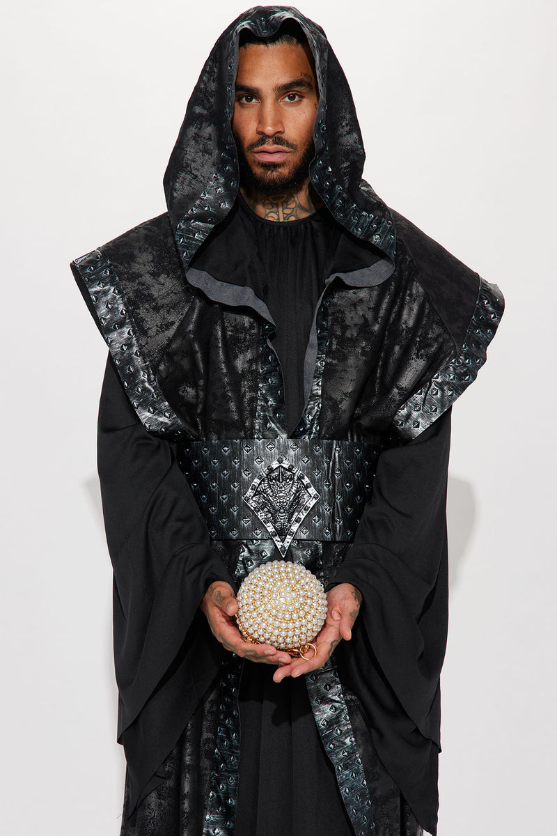 Dark Wizard 3 Piece Costume Set - Black | Fashion Nova, Mens Costumes ...