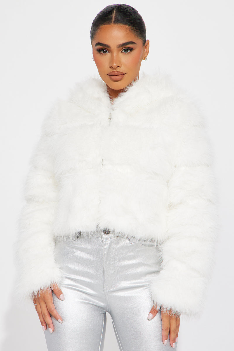 Eskimo Kisses Faux Fur Coat - Ivory | Fashion Nova, Jackets & Coats ...