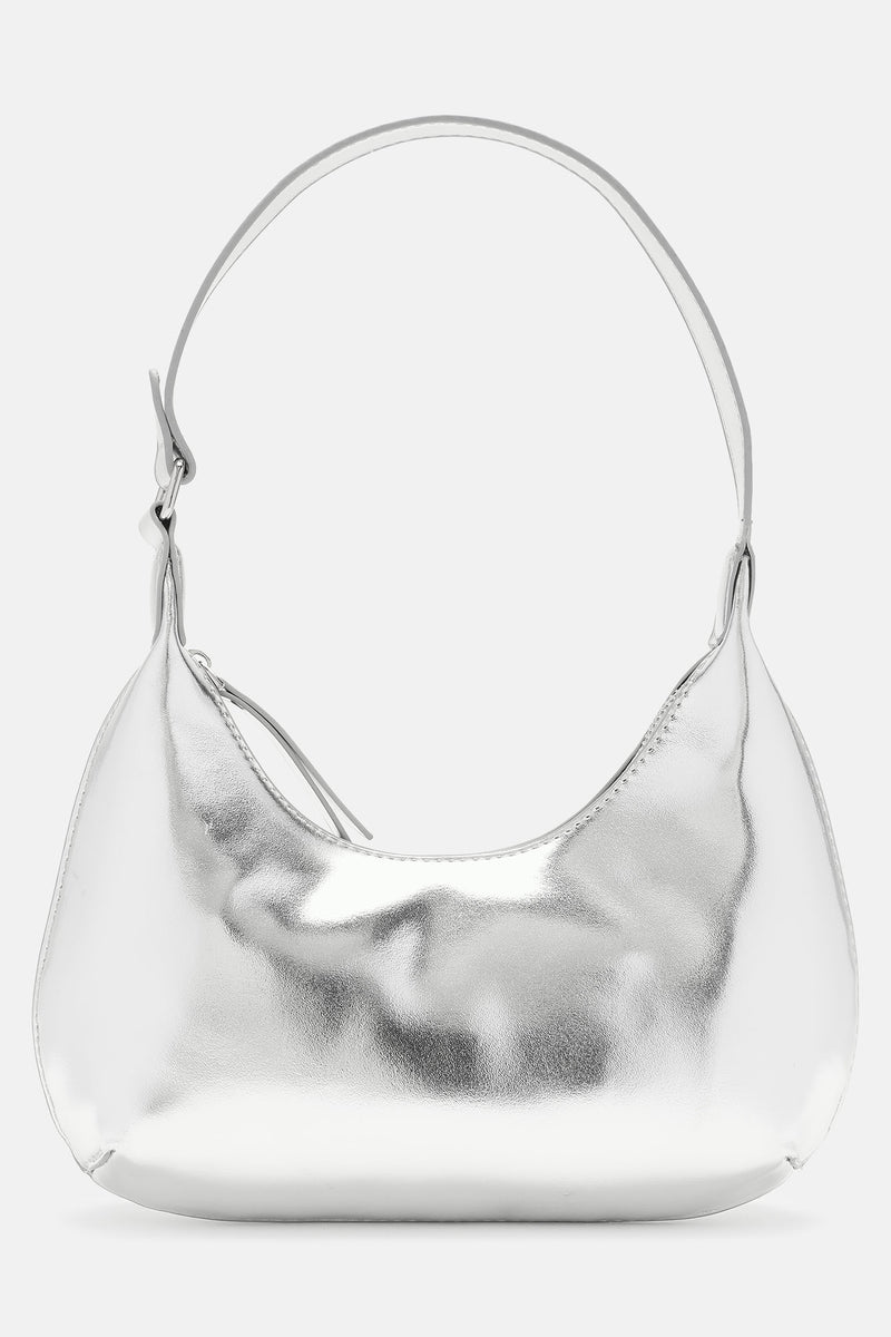 Shiny Glaze Handbag - Silver | Fashion Nova, Handbags | Fashion Nova