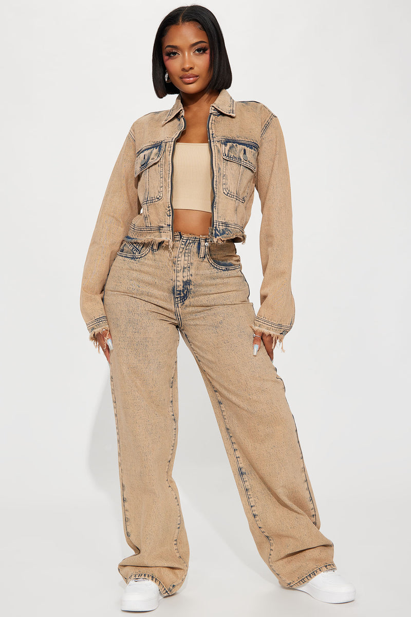 Coffee Break Denim Jacket - Mocha | Fashion Nova, Jackets & Coats ...