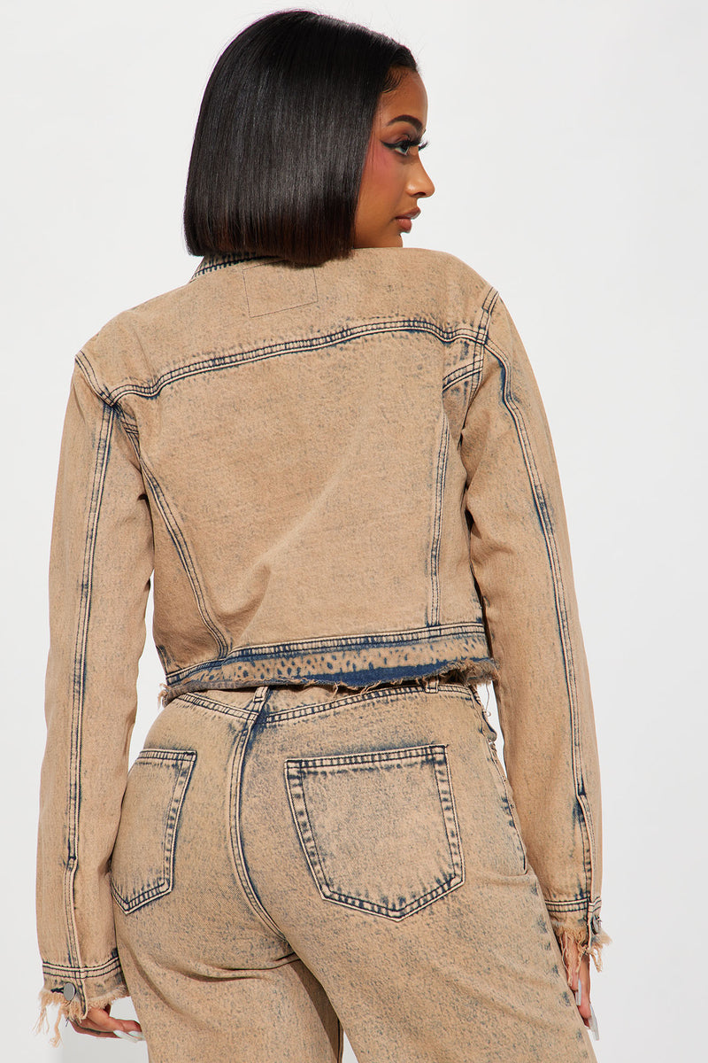 Coffee Break Denim Jacket - Mocha | Fashion Nova, Jackets & Coats ...