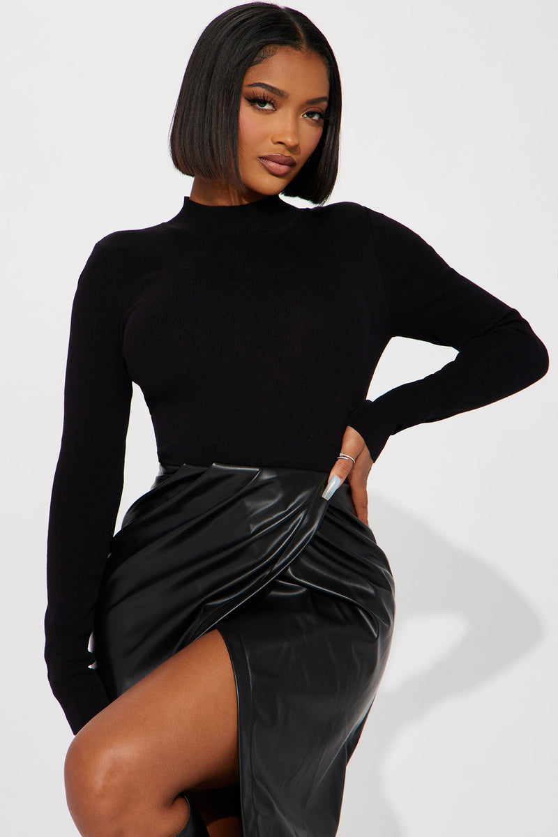 Willow Faux Leather Maxi Dress - Black | Fashion Nova, Dresses | Fashion Nova