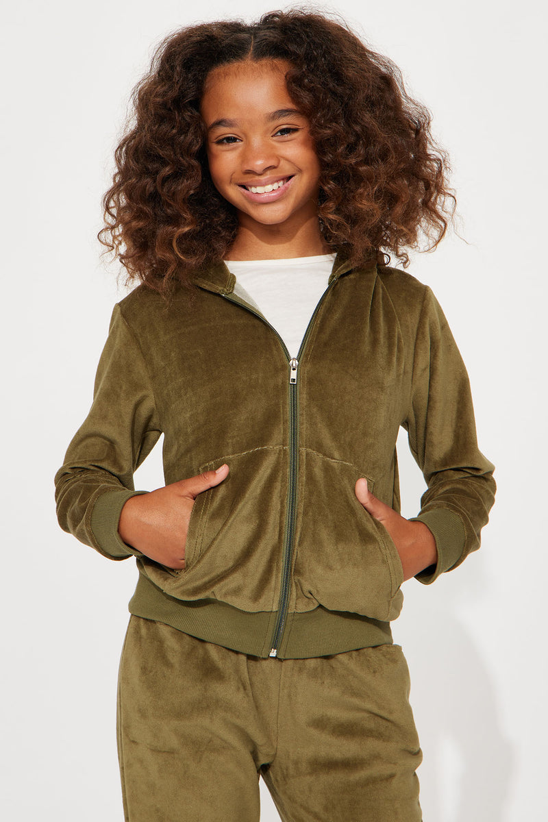 Mini Original Trendsetter II Velour Set - Olive | Fashion Nova, Kids ...